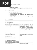 Lesson Plan in Filipino 1 - Pangngalan | PDF