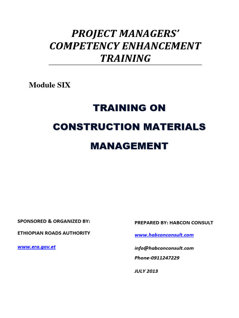 Module 6 Training Module On Material Management Final1 | PDF | Lean Manufacturing | Procurement