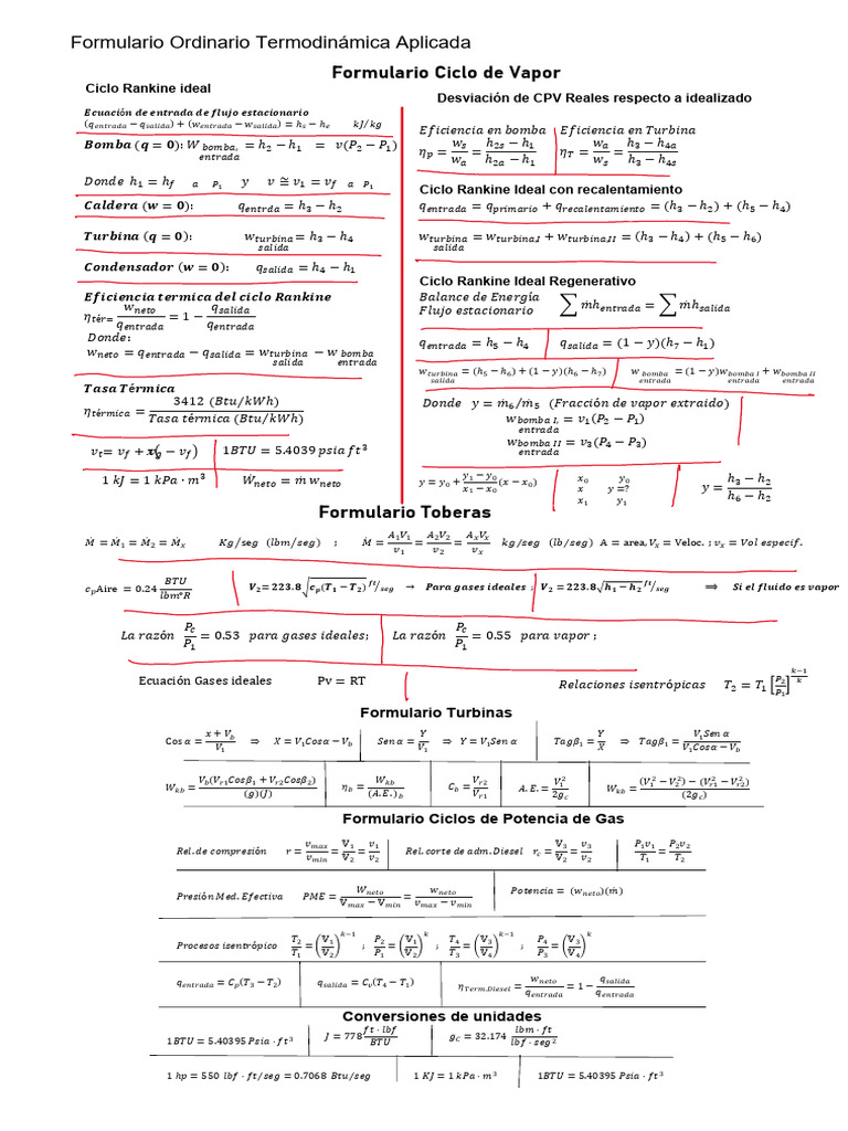 Formulario Ordinario Termo Aplicada | PDF