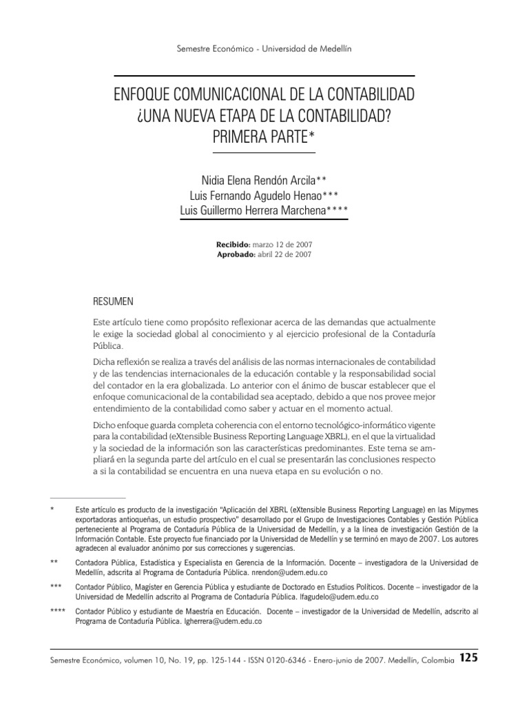 Enfoque Comunicacional | PDF | normas internacionales de INFORMACION FINANCIERA | Contabilidad