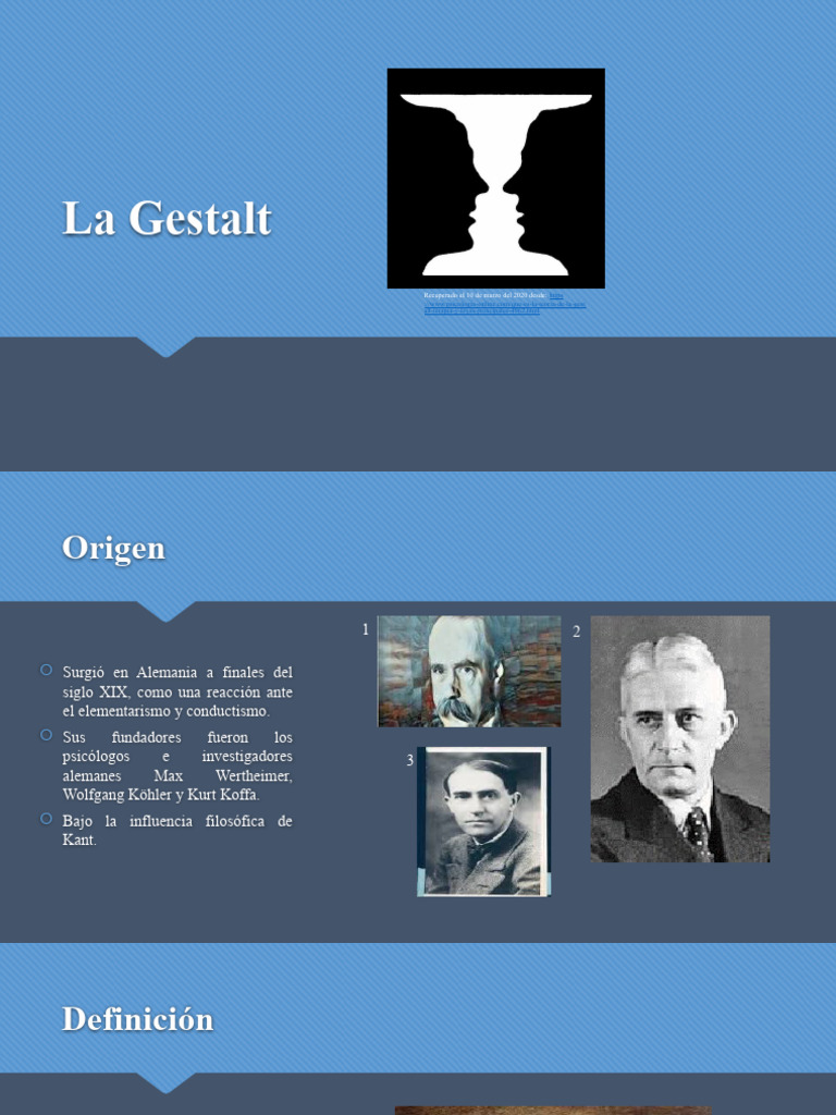 La Gestalt | PDF | Terapia Gestalt | Percepción