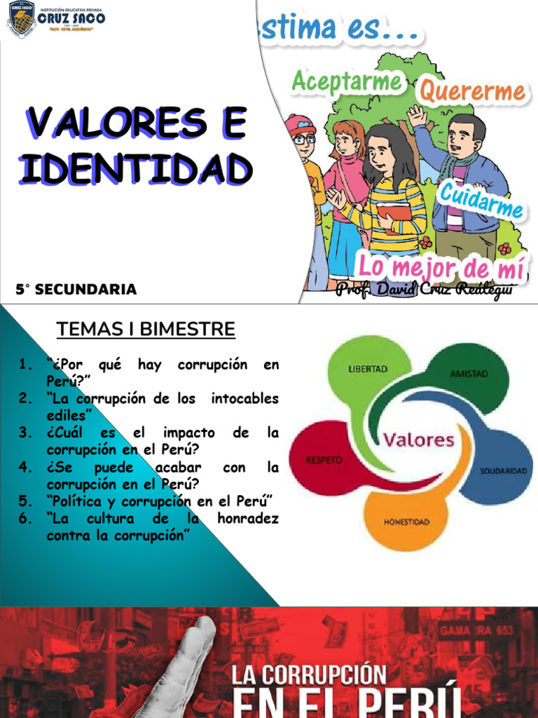 Valo 5sec. Sem1 | PDF | Corrupción política