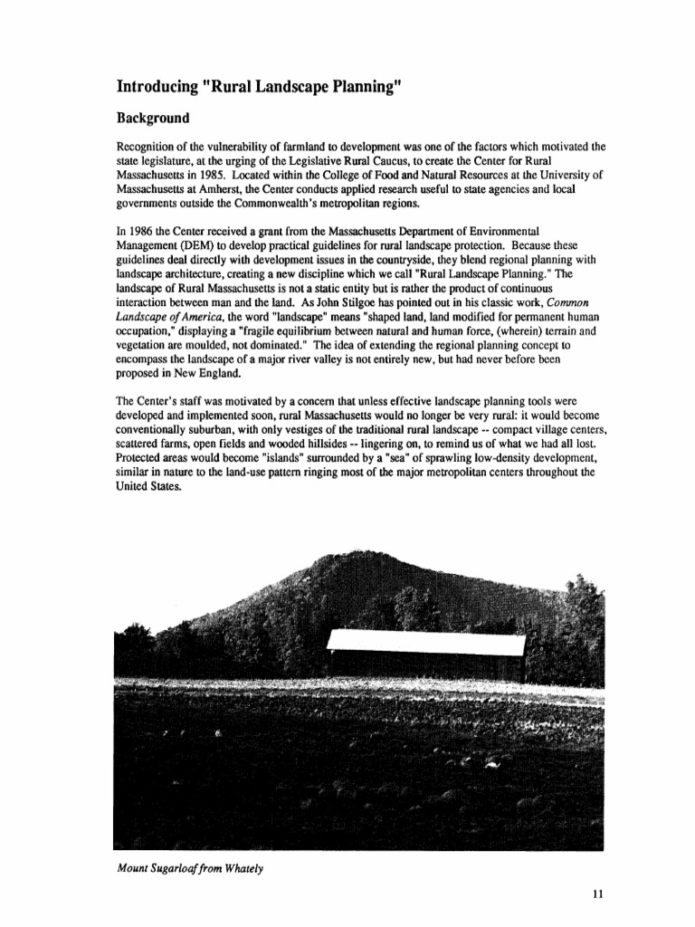 Section Two - Rural Landscape Planning | PDF