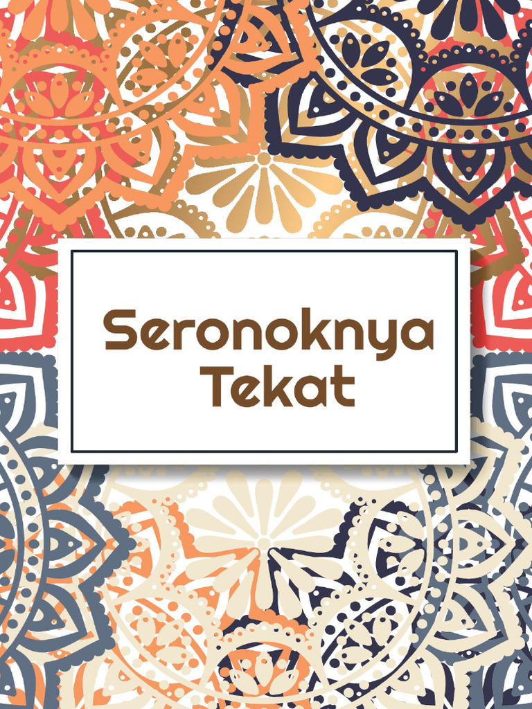 Motif dan Jenis Sulaman Tekat | PDF