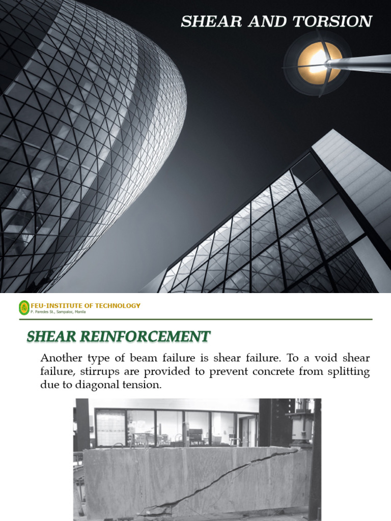 FEU-Chapter 5-Shear and Torsion | PDF | Beam (Structure) | Building ...