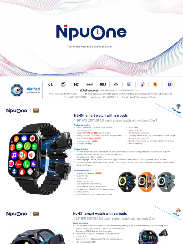 03 Recommended Product Catalog N+1 | Download Free PDF | Headphones | Smartwatch