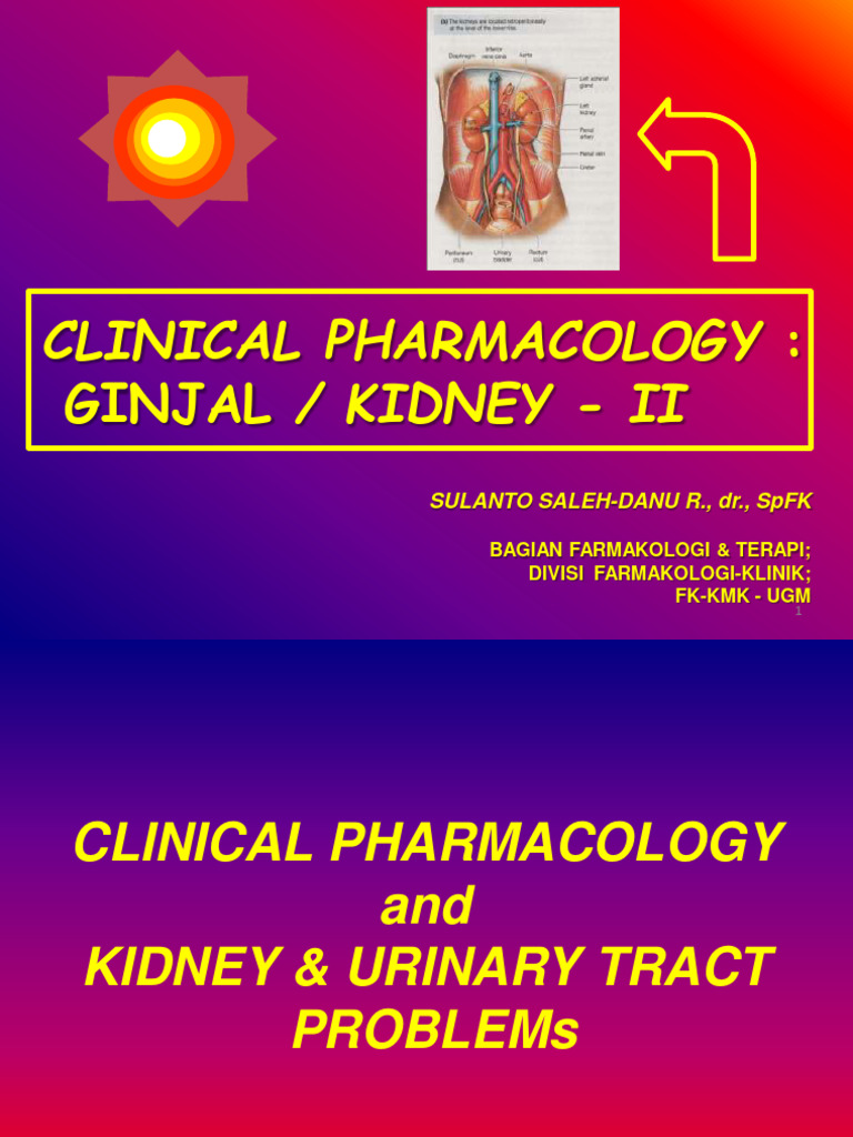 (21b) RENAL PHARMACOLOGY - 2 RENAL DISEASES Revised 11102020 | PDF ...