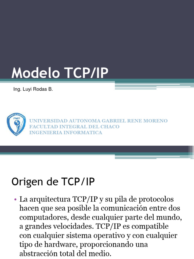 Tema 2 Modelo TCPIP | PDF | Protocolos de internet | Protocolo de Control de Transmisión