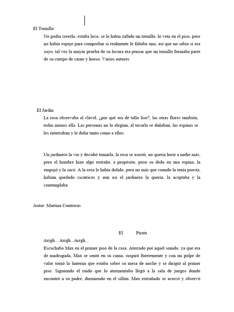 Microcuento | PDF