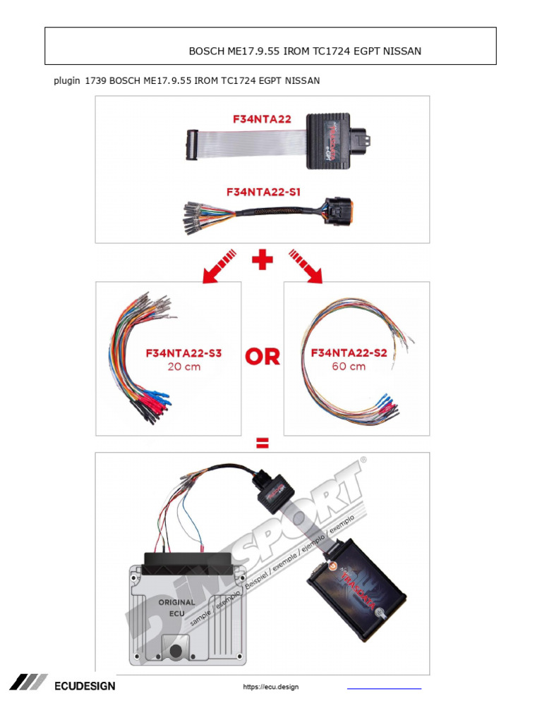 Bosch Me17.9.55 Irom tc1724 Egpt Nissan | PDF