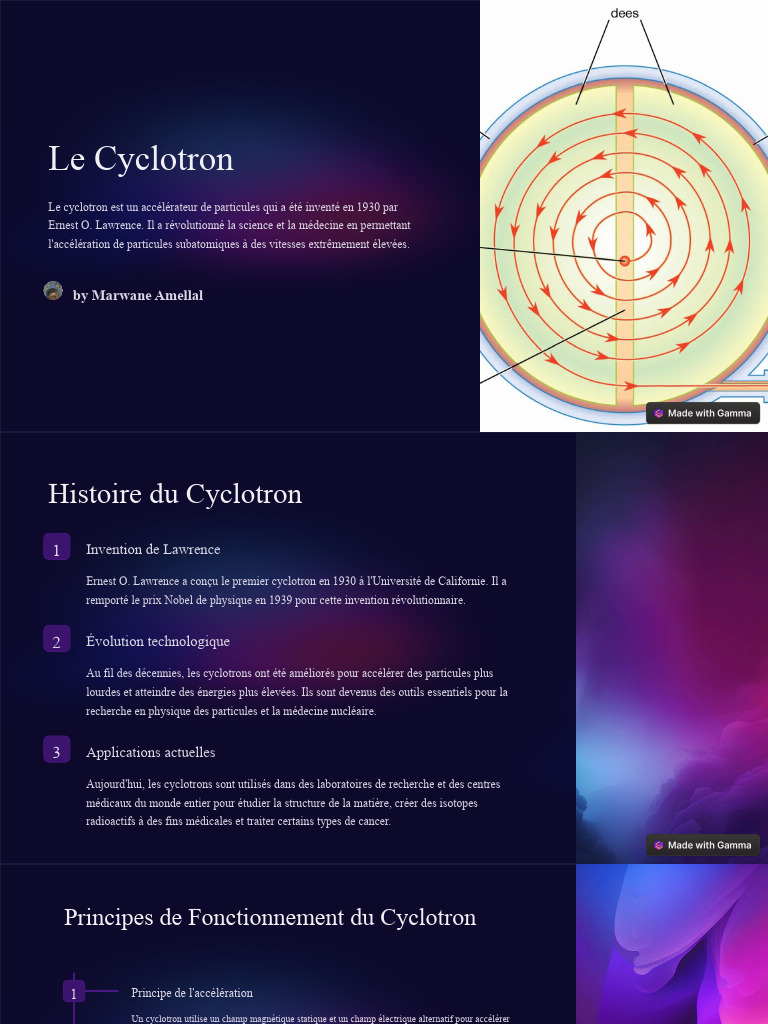 Le Cyclotron | PDF | Accélérateur de particules | Radiothérapie