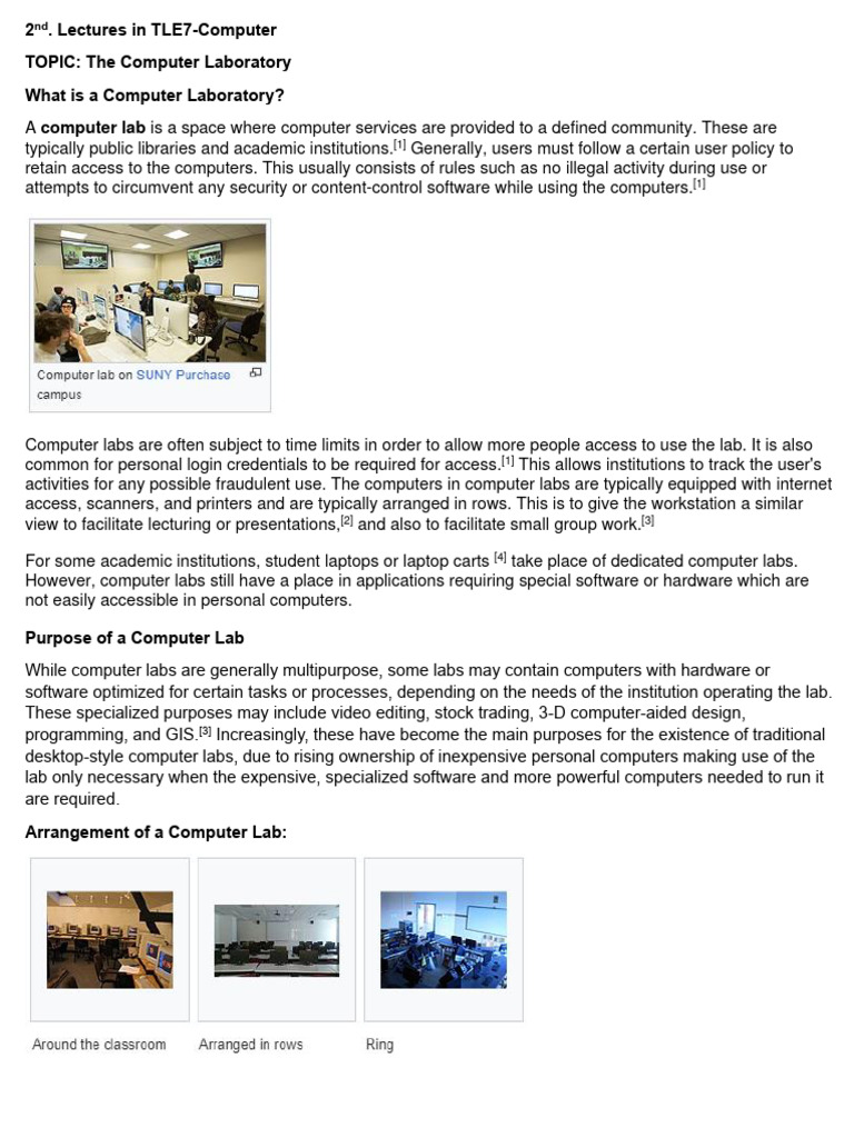 2nd Lectures in TLE7-Computer - 3rd Quarter Period | PDF | Computing | Computer Science