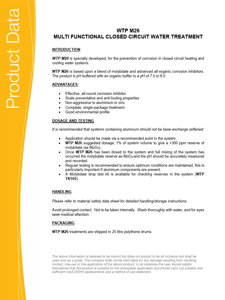 WTP M26 | PDF
