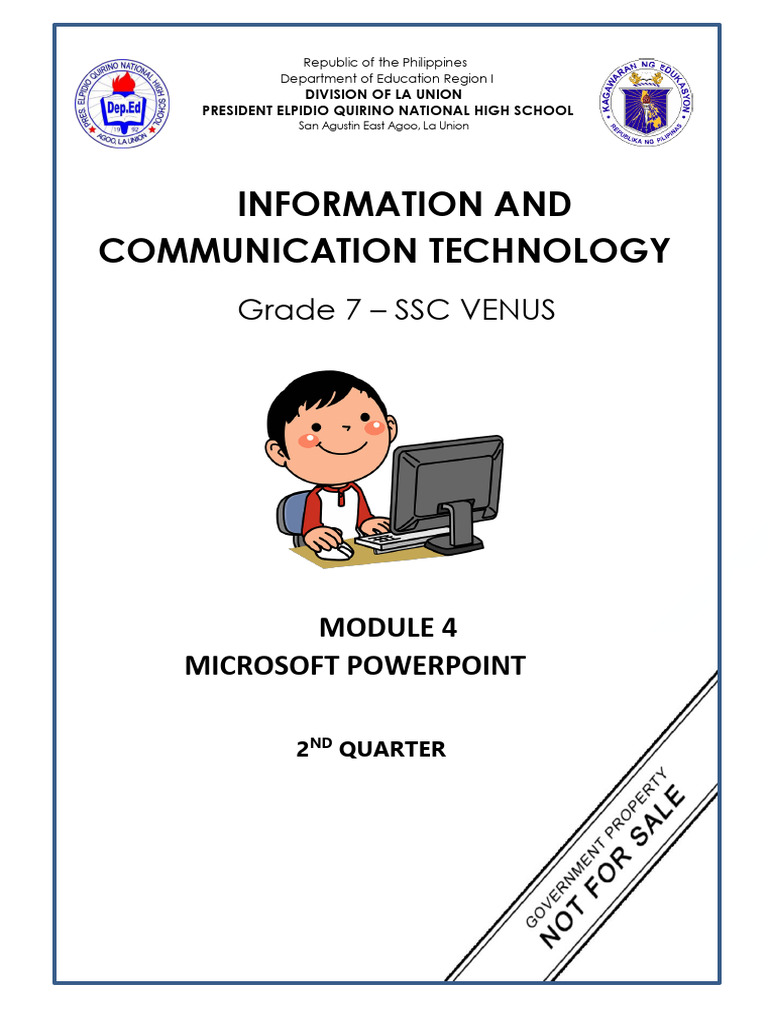 Tle 7 Ssc Q2 Module 4 Pdf Microsoft Power Point System Software