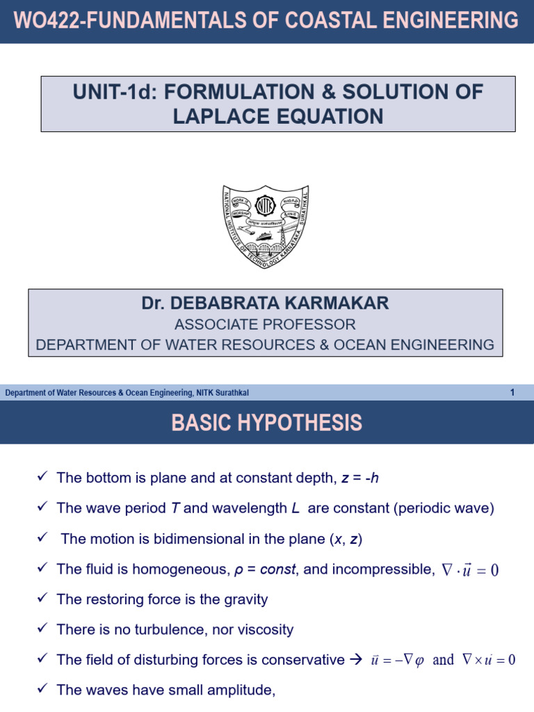 WO422-Unit-1d-Solution of Laplace Equation | PDF | Mechanics | Fluid ...