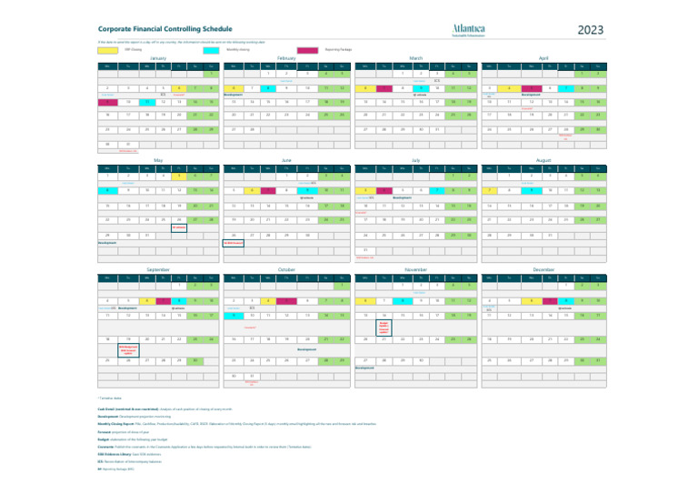 2023 Reporting Calendar For Assets | PDF | Accounting | Business