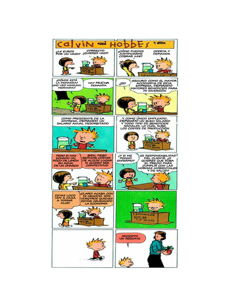 Calvin y Su Empresa Fallida (1) - 1 | PDF