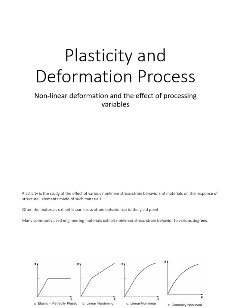 Plasticity | PDF