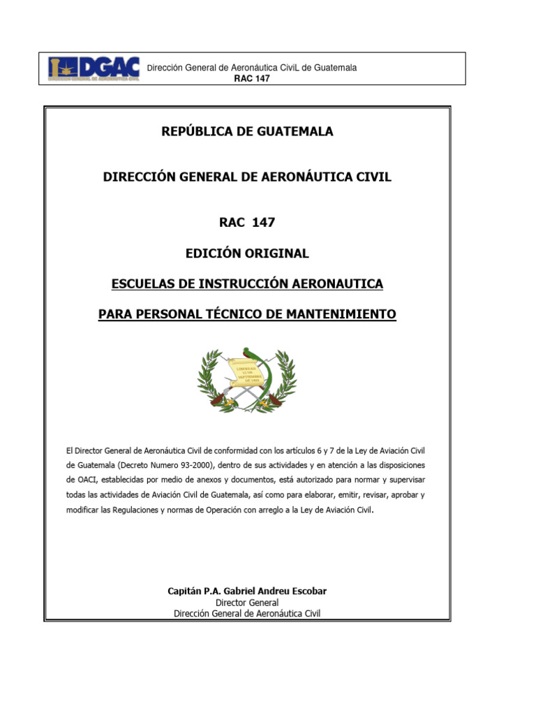 Rac 147 | PDF | Aeronave | Avión