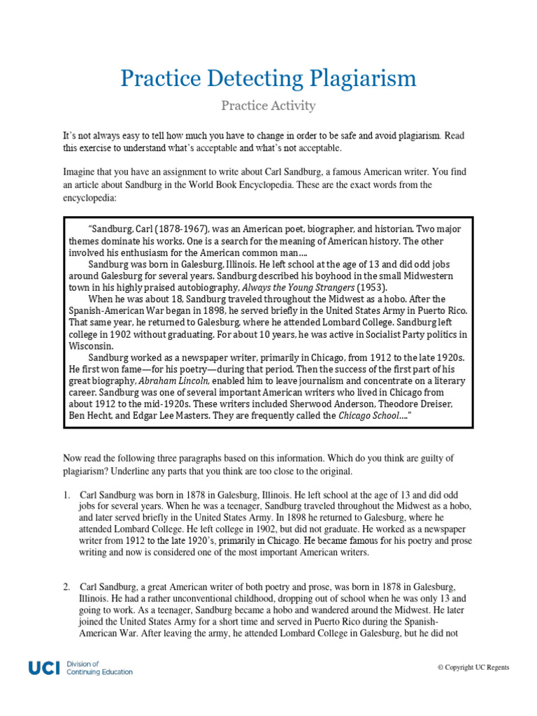 Detecting Plagiarism Activity | PDF