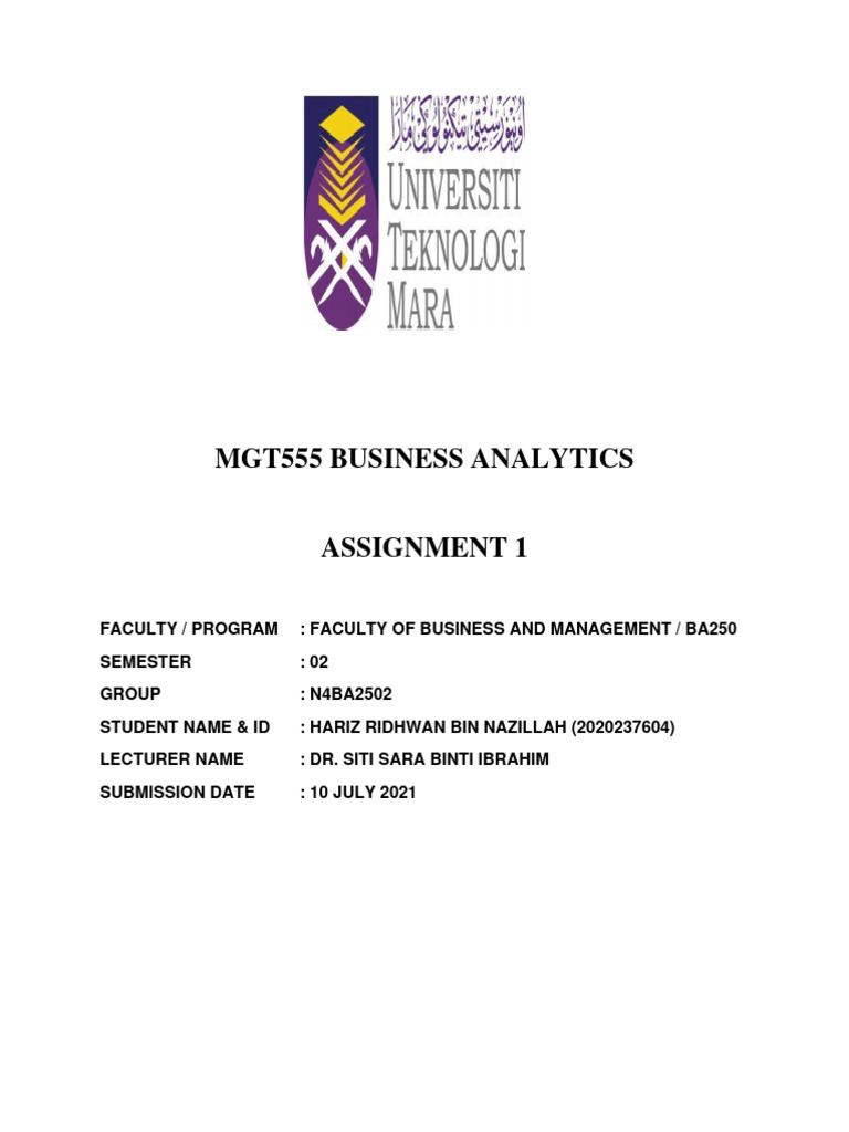 Assignment 1 Pivot Table | PDF | Credit | Finance & Money Management