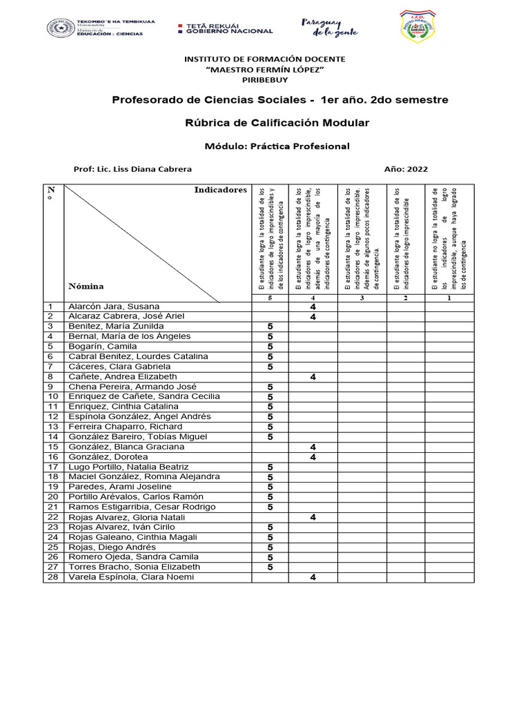 Planilla Practica | PDF