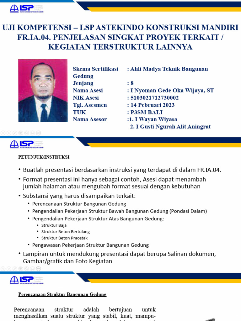 PRESENTASI PPT GEDUNG - PPTX - 1676336833 | PDF