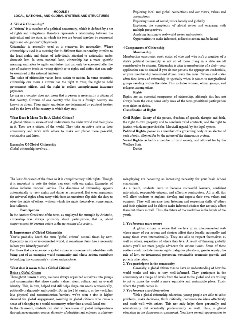 Easy Citizenship Drawing for Kids | PDF | Climate Change | Governance