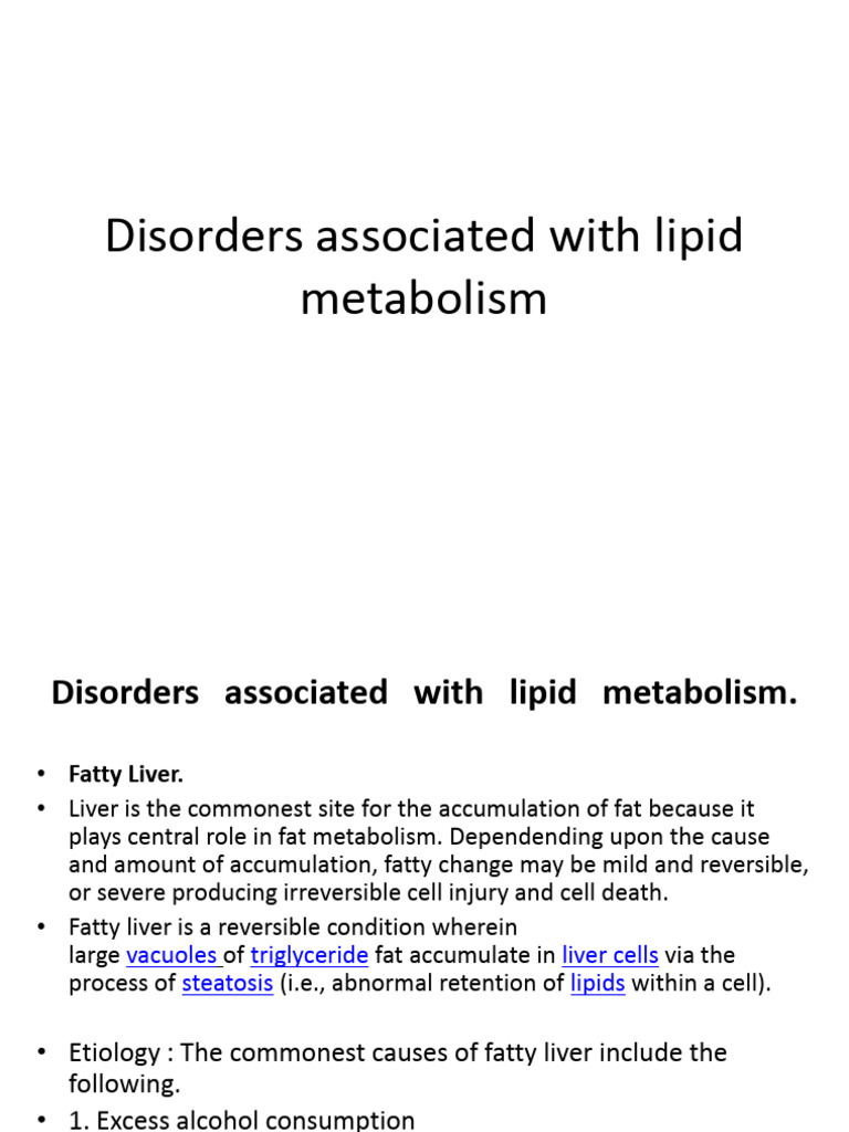 Lipid Disorders | PDF | Hypercholesterolemia | Atherosclerosis