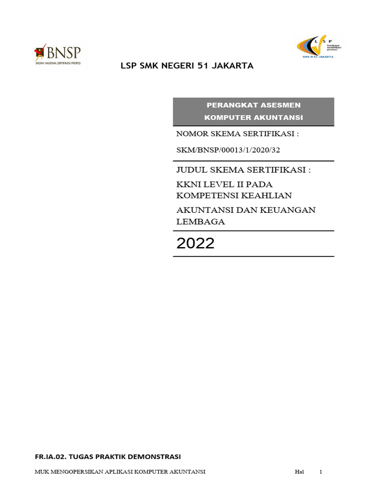MC Muk Komputer Akuntansi Accurate Soal - 51 (Pt. Gasatri Agung) | PDF