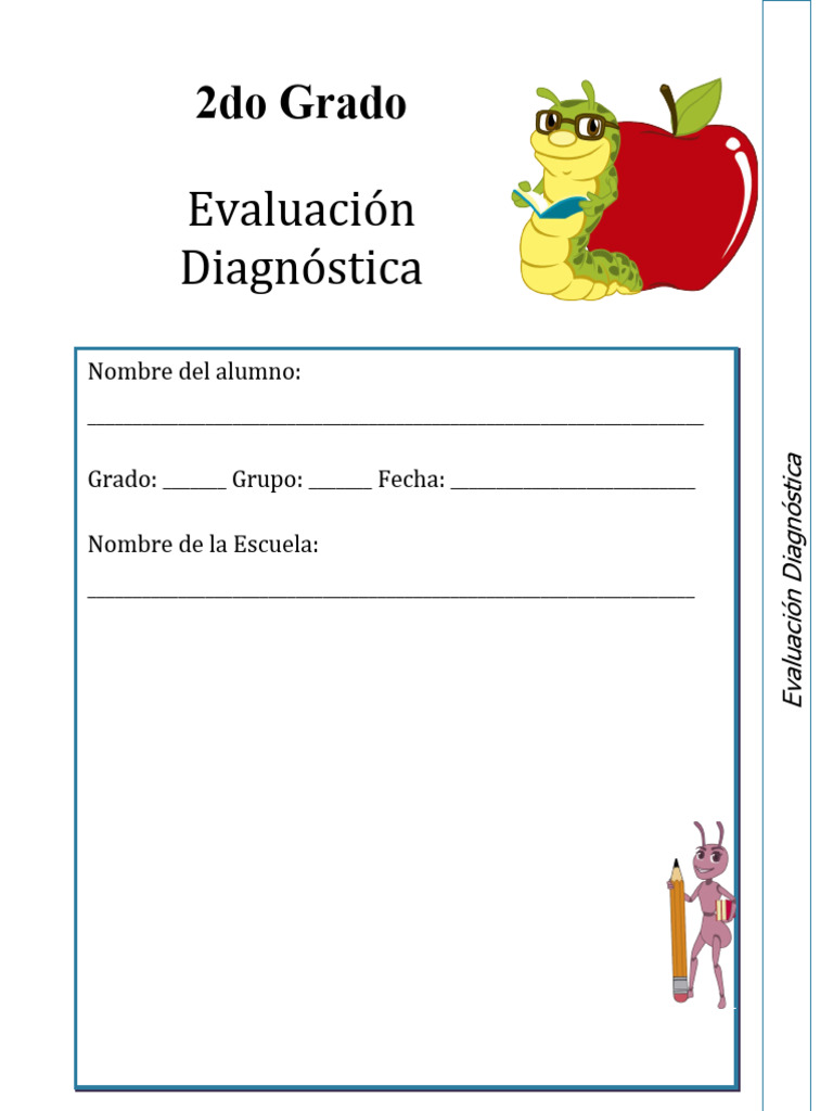 Evaluación Diagnóstica 2do Grado | PDF | Rana