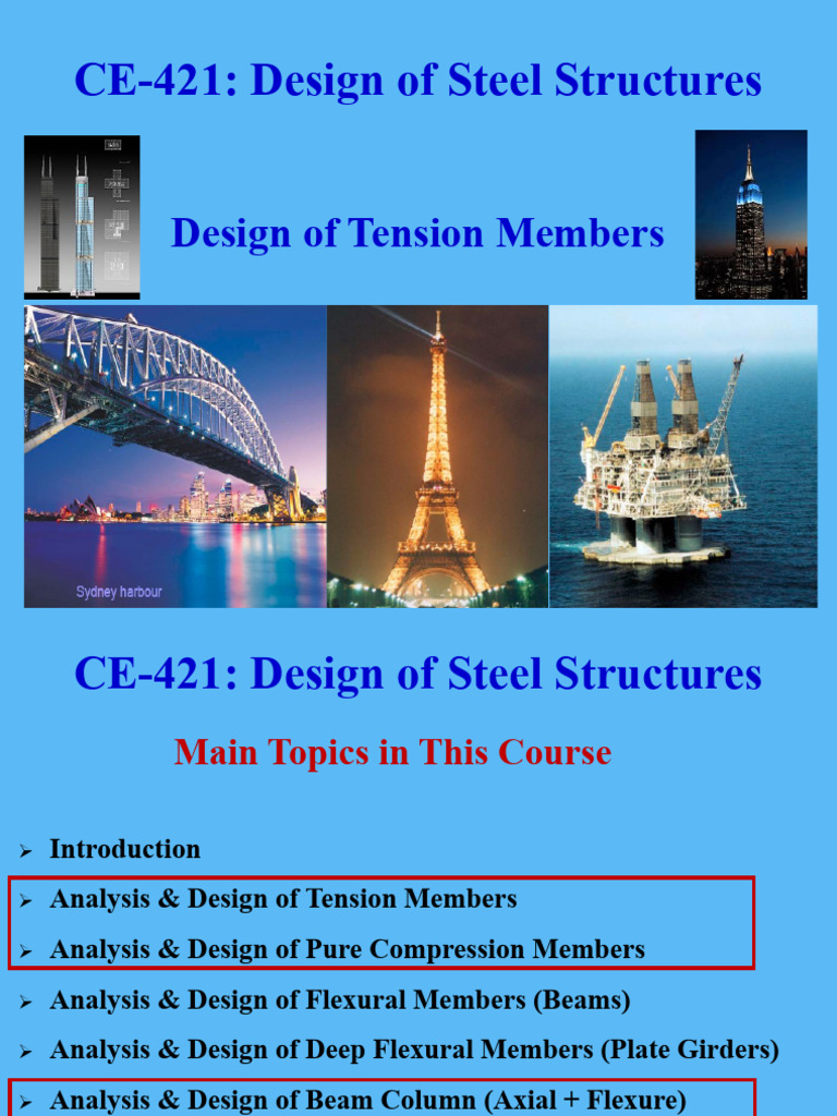 Tension Members-01 | PDF