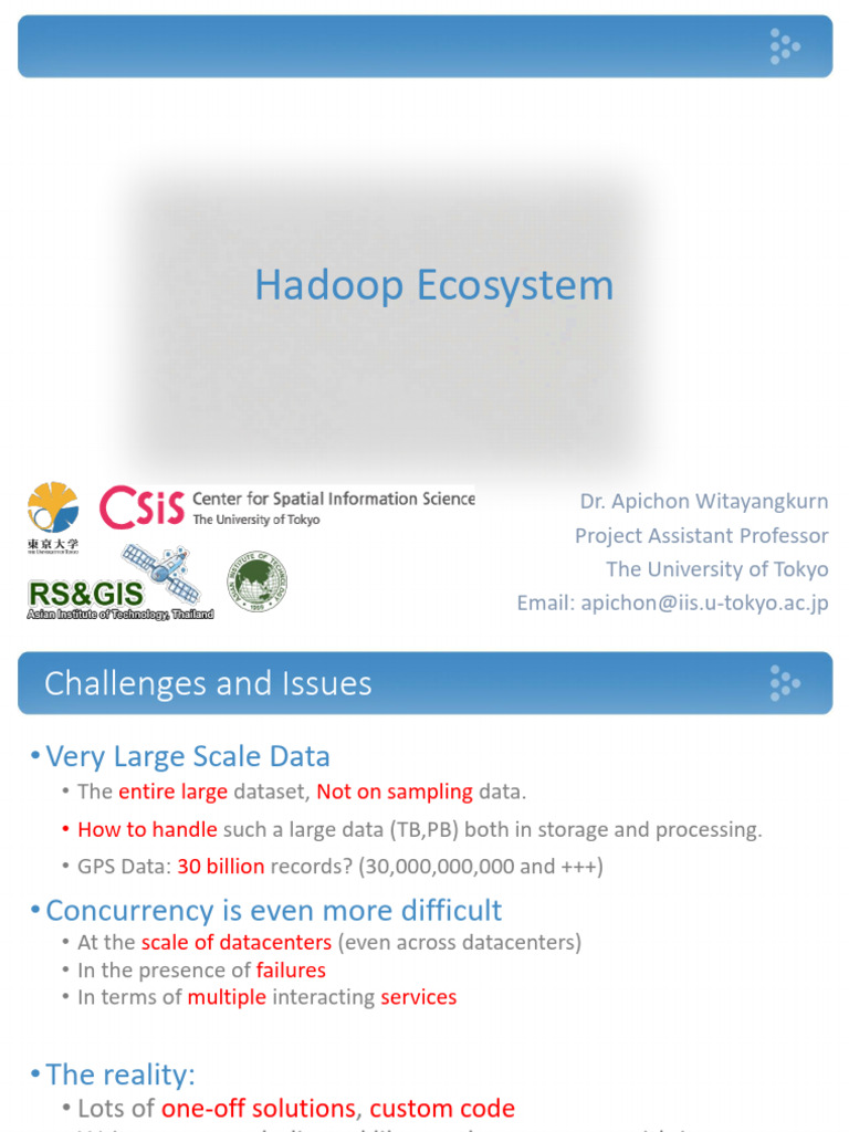 Hadoop Ecosystem | Download Free PDF | Apache Hadoop | Map Reduce