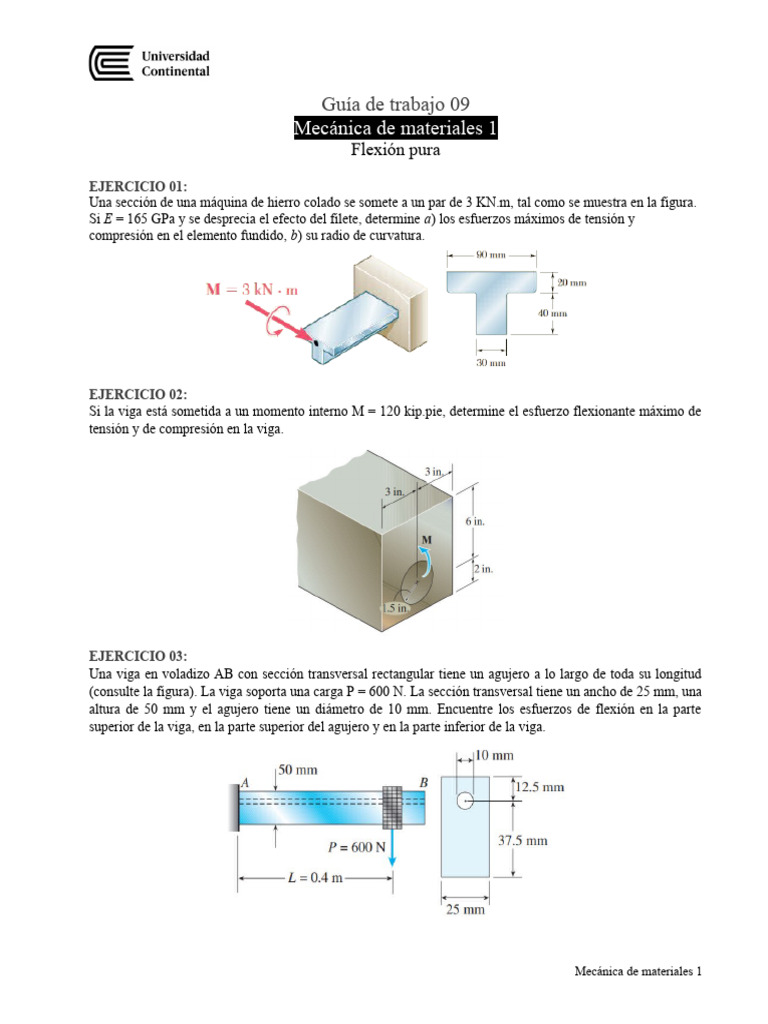 Semana 09 | PDF | Viga (Estructura) | Doblar