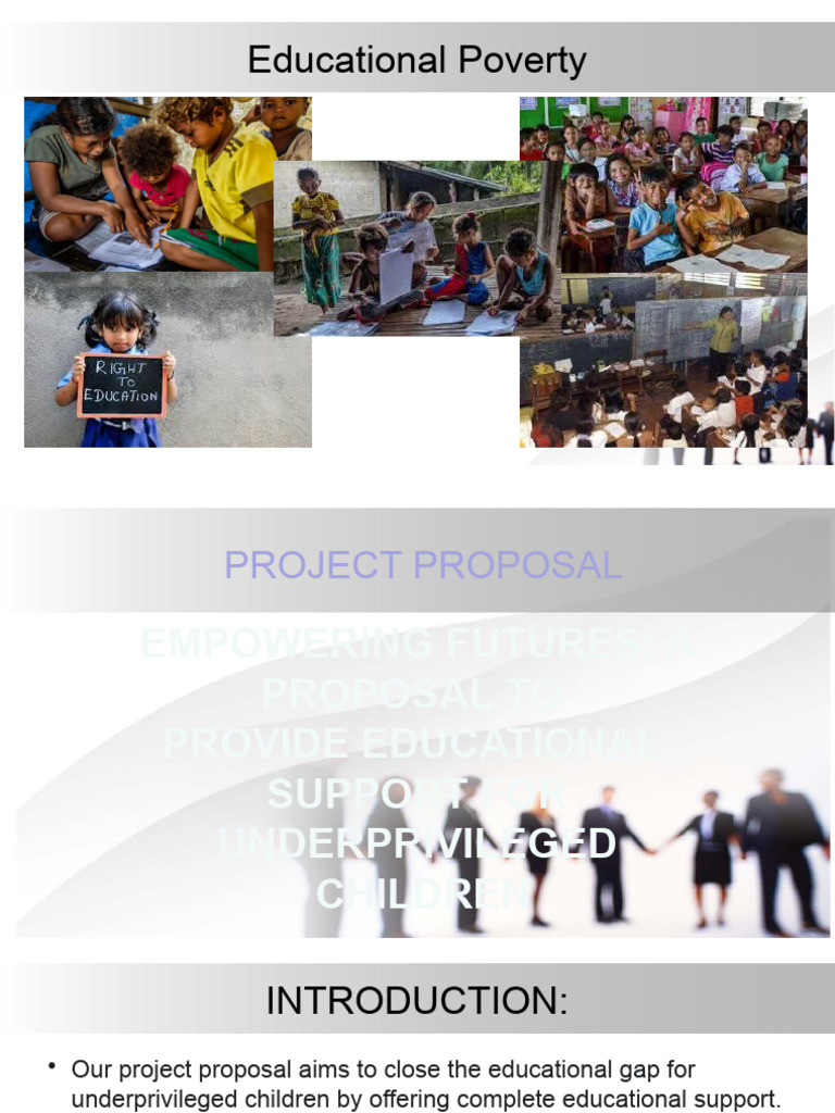 Empowering Education for Underprivileged Kids | PDF | Mentorship | Poverty