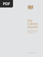 Cabinet Secretariat - Handbook On Cabinet Notes | PDF | Government Of ...