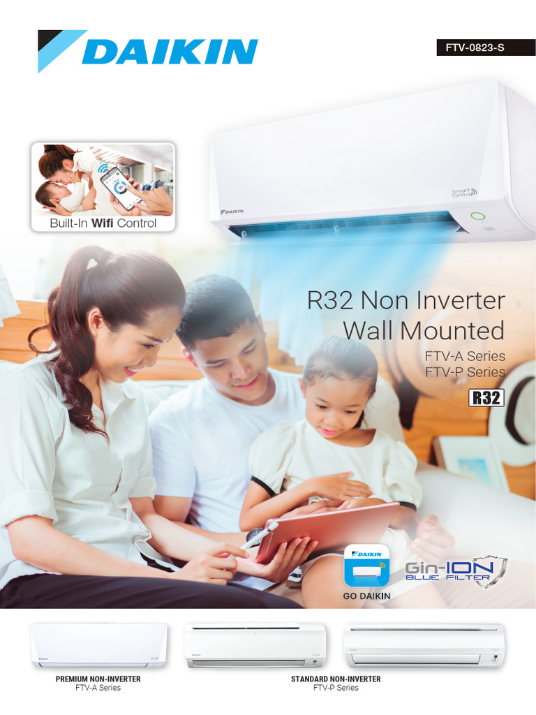 Daikin Splint Unit FTV A & FTV P Series | PDF | Wi Fi | Computer Network