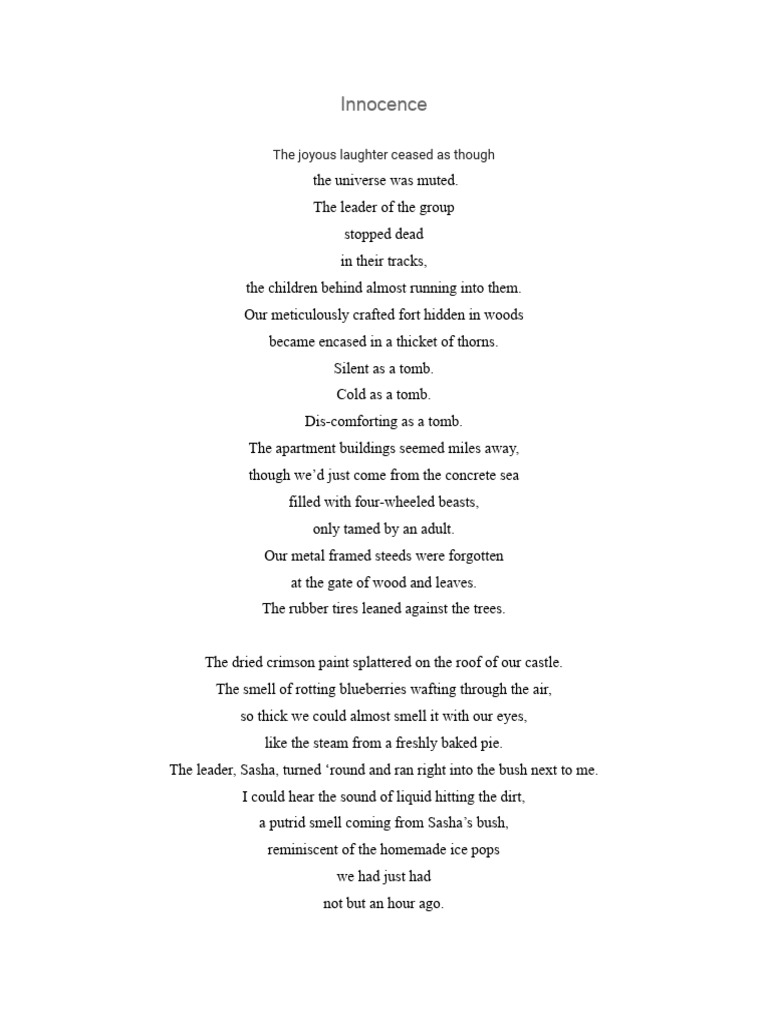 Innocence | PDF
