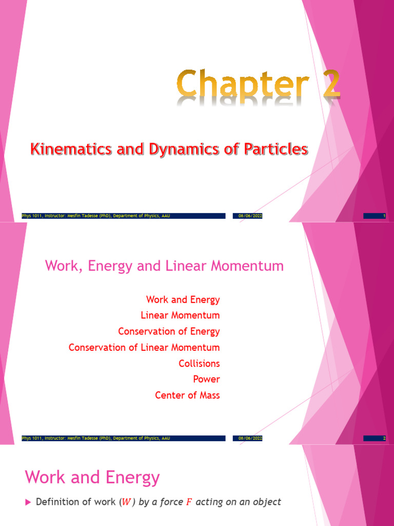 Physics Note @NoteHeroBot (Chapters 2-5 Wo 3) | PDF | Collision | Momentum