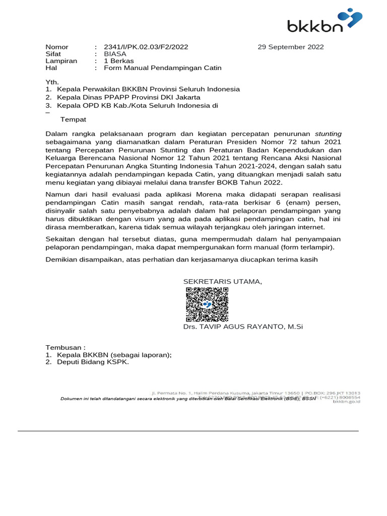 Formulir Pendampingan Catin 2022 | PDF