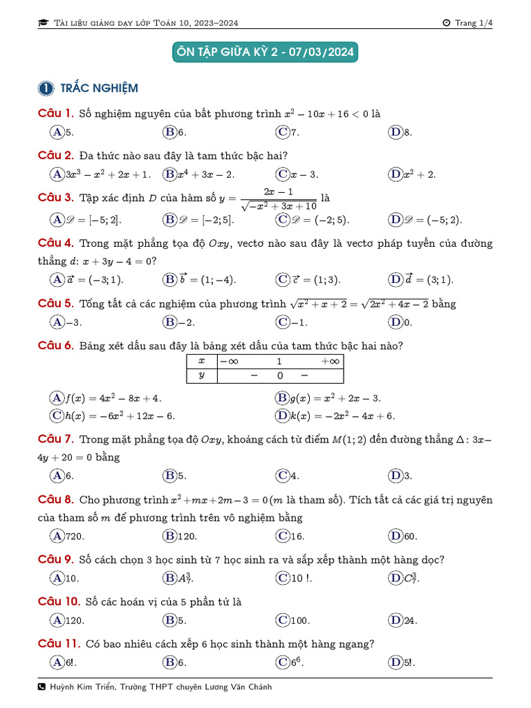 Toan LT - 07032024 | PDF