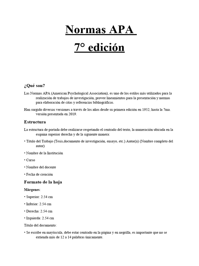 Normas Apa | PDF | Estilo apa | Escritura