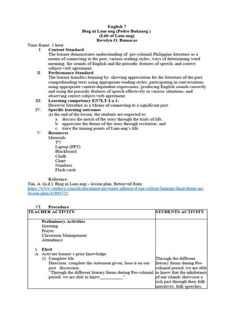 Revelyn Integ 1 | Download Free PDF | Learning | Lesson Plan