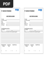 Contoh Form Lembur Karyawan | PDF