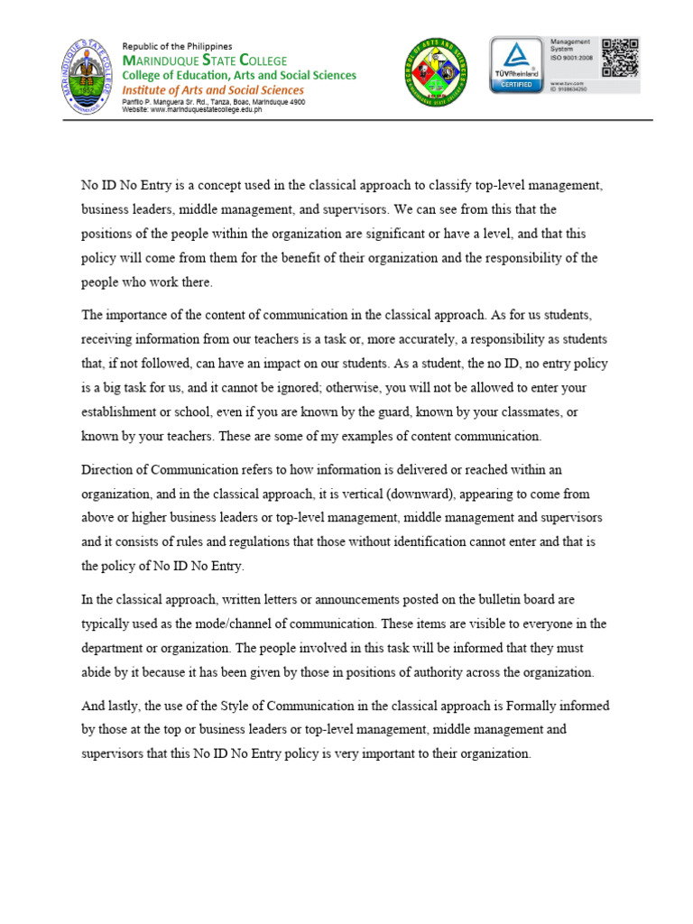 One Page Commentary 1 Pdf