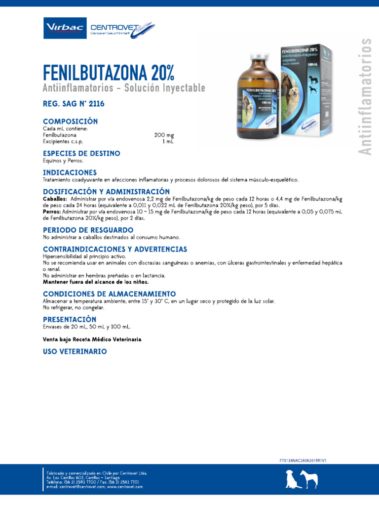 FT Fenilbutazona 20%.pdf | PDF