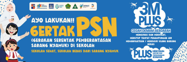 Spanduk Gertak PSN SEKOLAH 3x1 Meter PDF | PDF