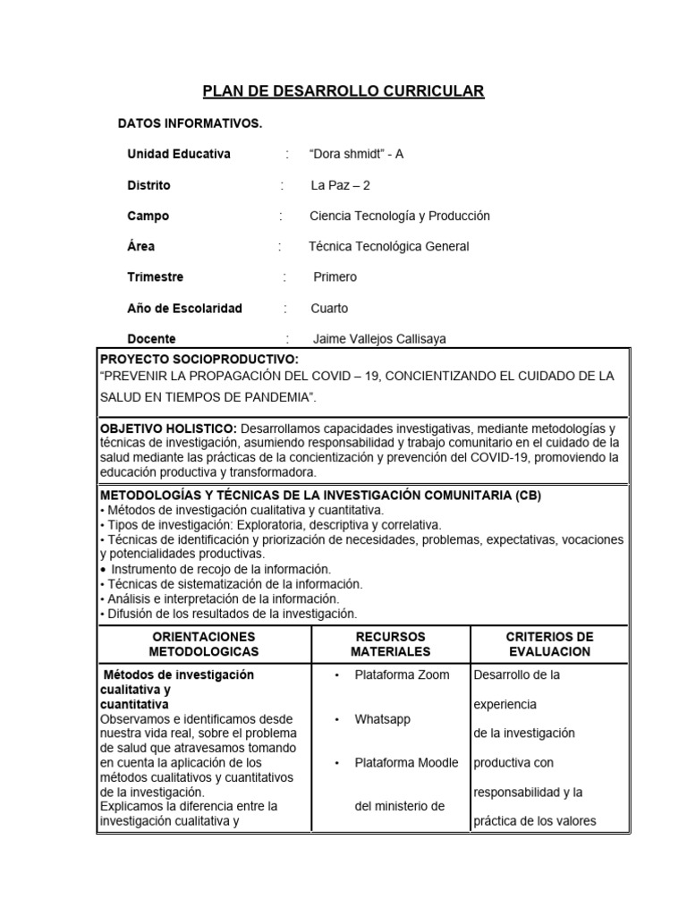 PDC 2 4to | PDF | Información | Enseñando