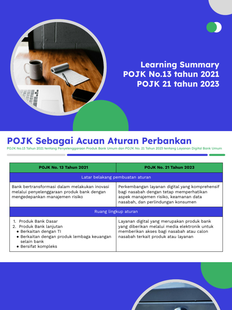 Overview POJK 13 Dan 21 | PDF