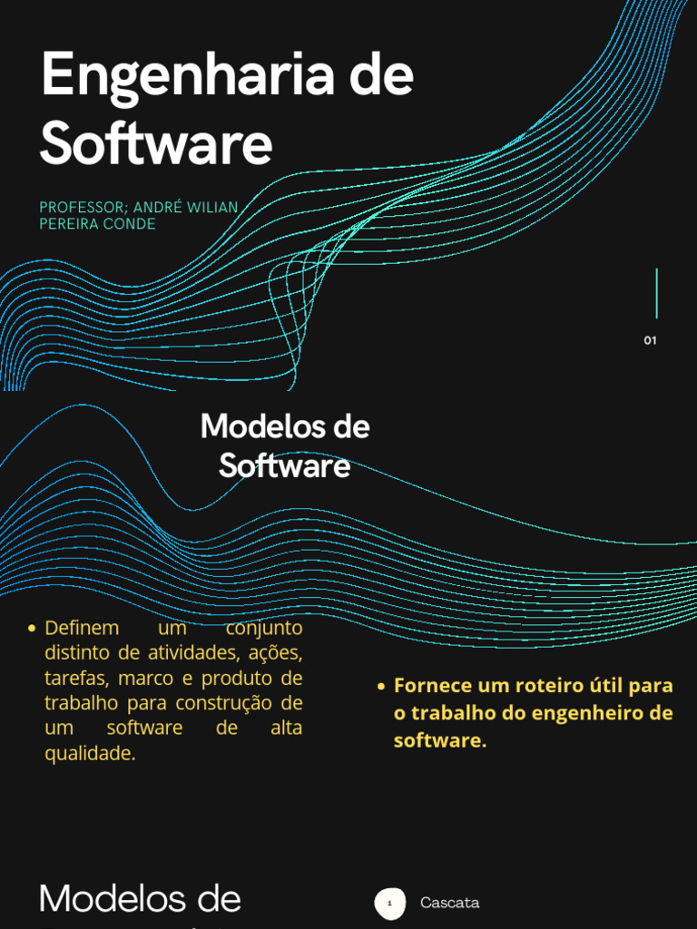 Aula 3 - Modelos de Software | PDF | Engenharia de Software | Programas